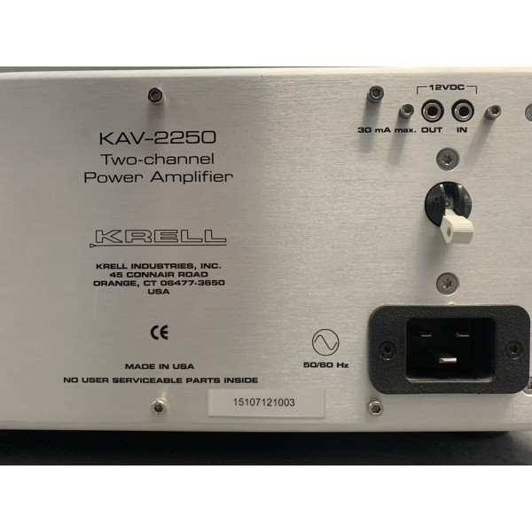 Krell KAV-2250 - Power Amplifiers