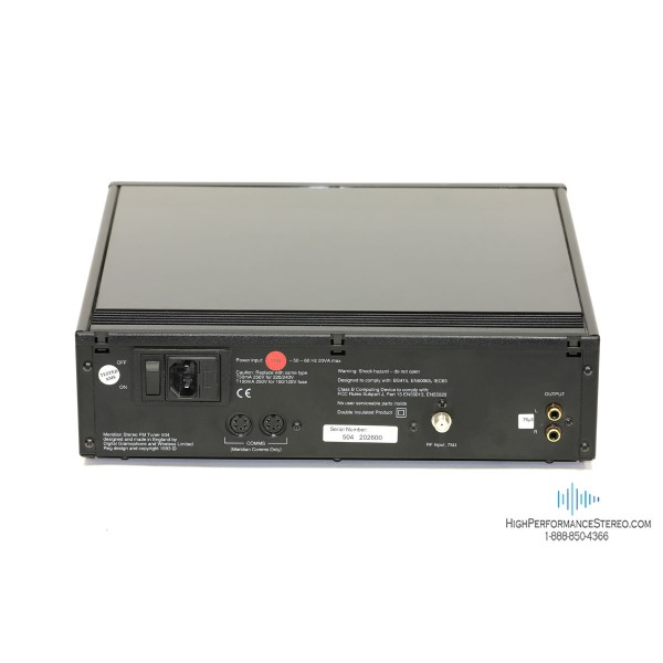 Meridian 504 - Tuners