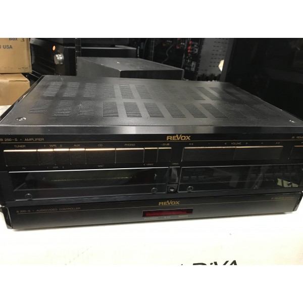 Revox B-250-S Integrated with B210 remote terminal and B207 Infrared ...