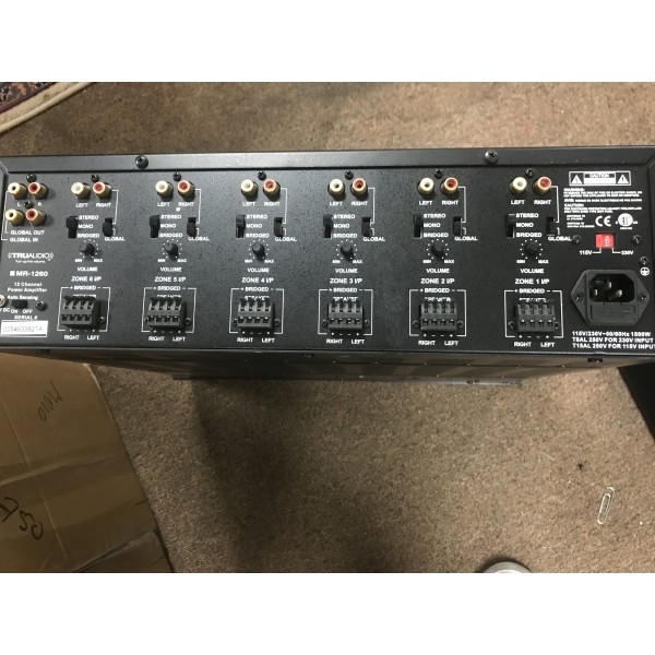 Tru Audio MR1260 twelve channel power amplifier - Power Amplifiers