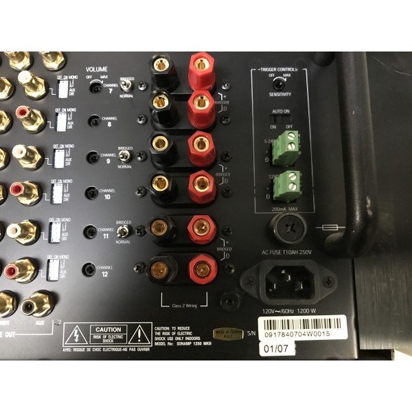Sonamp 1250 MKII by Sonance - multi-channel/home theater - Power Amplifiers