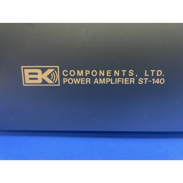 BK Components ST-140 Stereo Power Amplifier B&K - solid state - Power ...