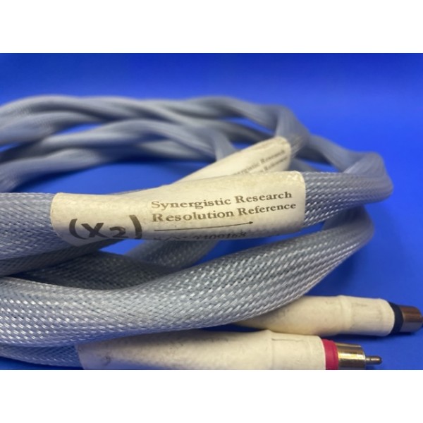 Synergistic Research Resolution Reference X2 Rca Interconnect 2 meter pair - analogue ...