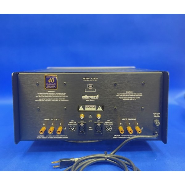 Audio Research Model VT100 Stereo Power Amplifier - Power Amplifiers