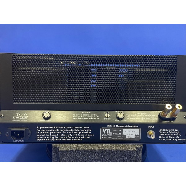 VTL MB-125 Monoblock Power Amplifier Pair - Power Amplifiers