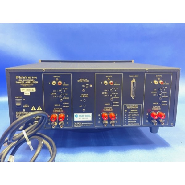Mcintosh MC7106 six channel - Power Amplifiers